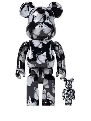 MEDICOM TOY Us In Me Be@rbrick 100% And 400% Figure Set - Black