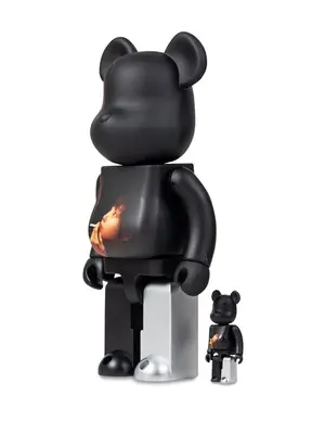 MEDICOM TOY Until I Want To Be Be@rbrick 100% And 400% Figure Set - Black