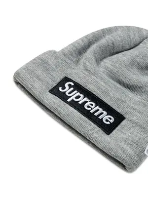 Supreme X New Era Box Logo Knitted Beanie