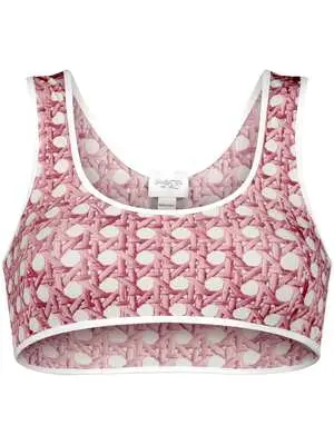 Giambattista Valli Trompe L'oeil Bikini Top - Pink