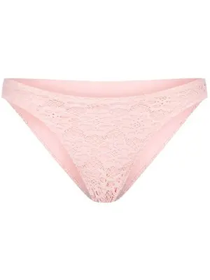 Giambattista Valli Floral-lace Bikini Briefs - Pink