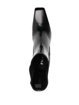 Prada 95mm Sculpted Heel Boots