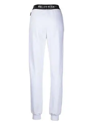 Philipp Plein Logo-waistband Track Pants - White