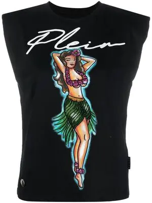 Philipp Plein Aloha Logo-print Tank Top