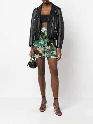 Philipp Plein Graphic-print Mini Skirt