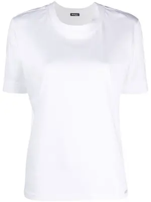 Kiton Embroidered-logo Cotton T-shirt - White