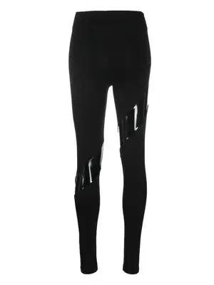 Philipp Plein Tape-detail Stretch Leggings