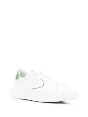 Philippe Model Logo-patch Low-top Sneakers - White