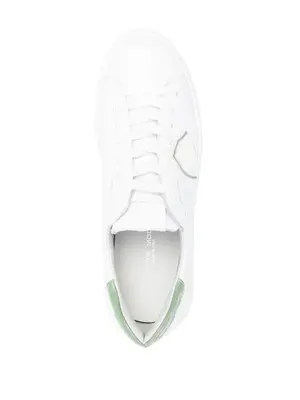 Philippe Model Logo-patch Low-top Sneakers - White
