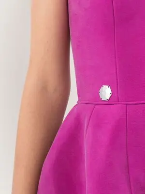 Philipp Plein Strapless Mini Dress - Pink
