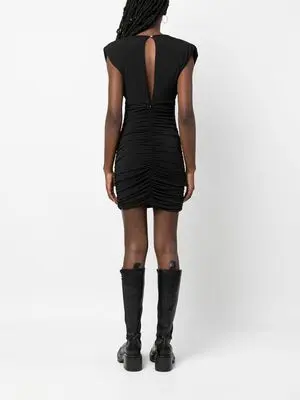 Philipp Plein Wrinkles Ruffle-detail Mini Dress