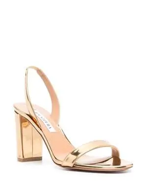 AQUAZZURA So Nude Block-heel Sandals