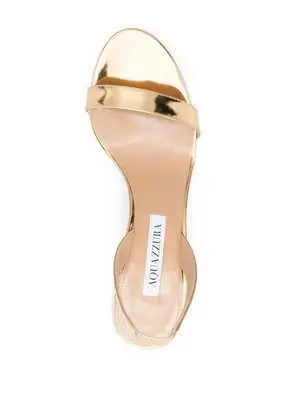 AQUAZZURA So Nude Block-heel Sandals