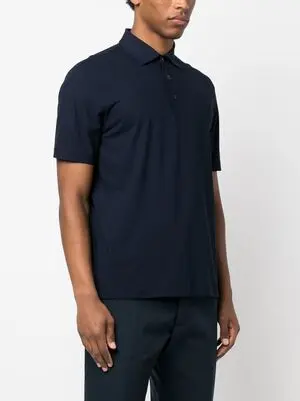 Herno Cotton Polo Shirt - Blue