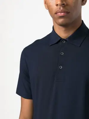 Herno Cotton Polo Shirt - Blue