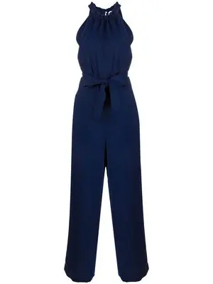 P.a.r.o.s.h Sleeveless Wide-leg Jumpsuit - Blue