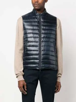Herno Reversible Quilted Gilet - Blue