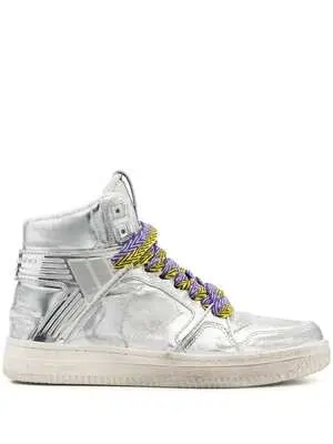 Philippe Model High-top Sneakers - Silver