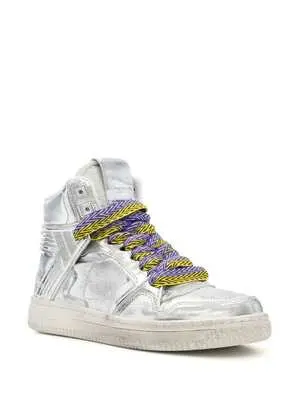 Philippe Model High-top Sneakers - Silver