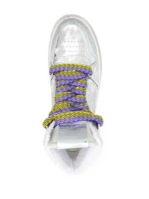 Philippe Model High-top Sneakers - Silver