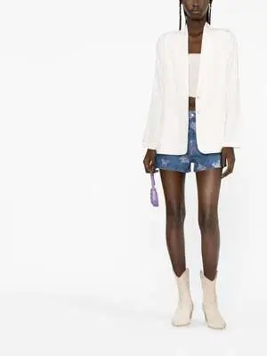 BLUGIRL Single-breasted Blazer With Metallic Stripes