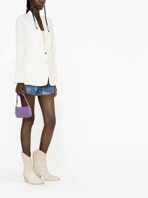 BLUGIRL Single-breasted Blazer With Metallic Stripes