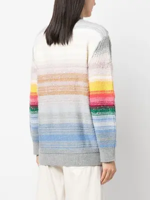 Stella McCartney Intarsia-knit Jumper - Grey