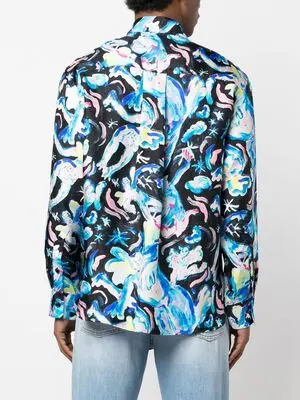 Marni Illustration-print Silk Shirt