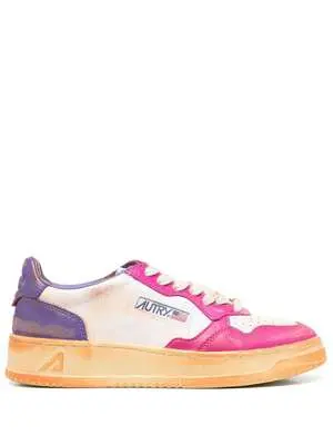 AUTRY Panelled Low-top Sneakers - White
