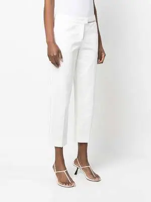 Fabiana Filippi Beaded Trim Tapered Trousers