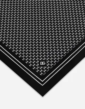 Dolce & Gabbana Printed Silk Pocket Square