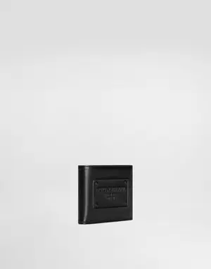 Dolce & Gabbana Calfskin Bifold Wallet With Raised Logo