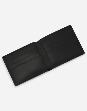 Dolce & Gabbana Calfskin Bifold Wallet With Raised Logo