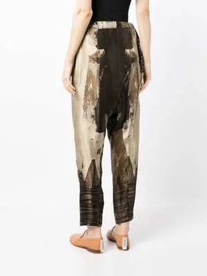 Masnada Graphic-print Trousers