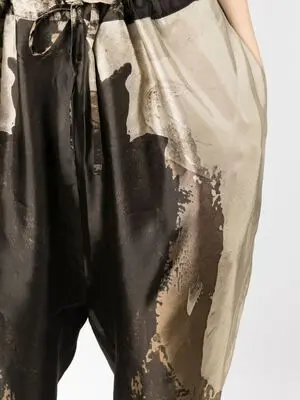 Masnada Graphic-print Trousers