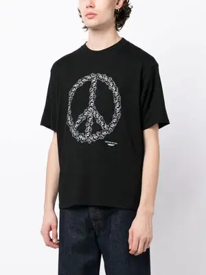 Undercover Peace-sign Cotton T-shirt