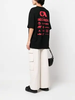 AMBUSH Records-print Cotton T-shirt