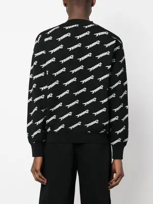 AMBUSH Logo-intarsia Crew-neck Jumper