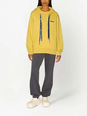 AMBUSH Multicord Drawstring Organic Cotton Hoodie - Yellow