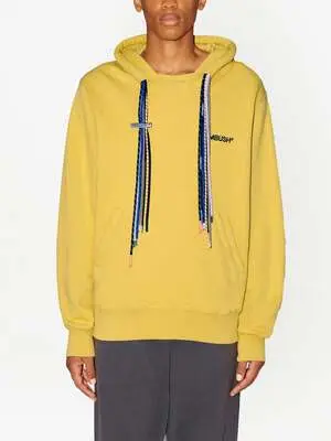 AMBUSH Multicord Drawstring Organic Cotton Hoodie - Yellow