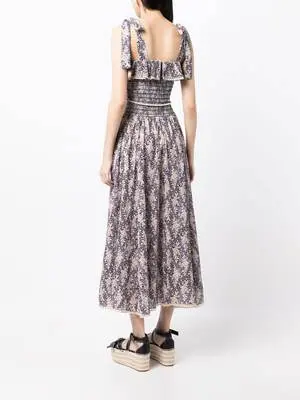 Zimmermann Vitali Midi Dress