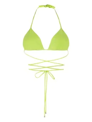SELF-PORTRAIT Crystal Embellished Bikini Top