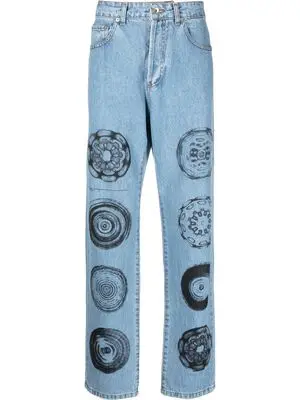 MSFTS Vibrations Straight-leg Jeans