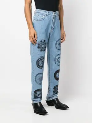 MSFTS Vibrations Straight-leg Jeans