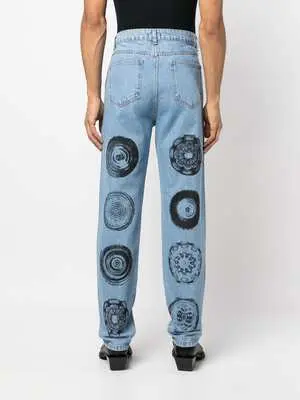 MSFTS Vibrations Straight-leg Jeans