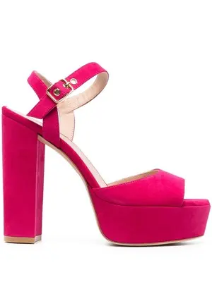 STUART WEITZMAN 135mm Platform Sandals - Pink
