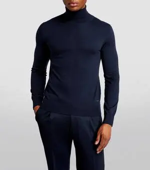 Brioni Cashmere-silk Rollneck Sweater