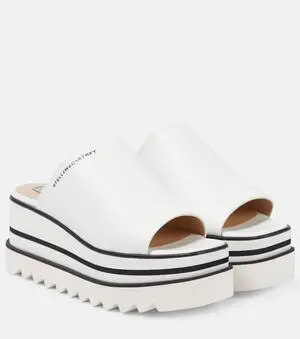Stella McCartney Sneak-elyse Platform Mules - White