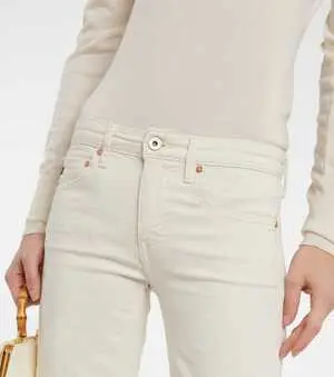 Ag Girlfriend Mid-rise Slim-fit Jeans