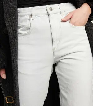 MARANT ETOILE Vendelia High-rise Straight Jeans